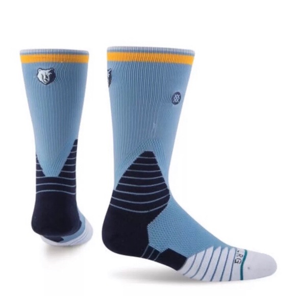 Stance | Underwear & Socks | Stance 559 Memphis Grizzlies Nba Logo Crew ...